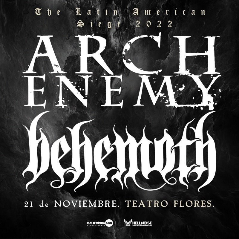 ARCH ENEMY + BEHEMOTH – Buenos Aires Metal Shows