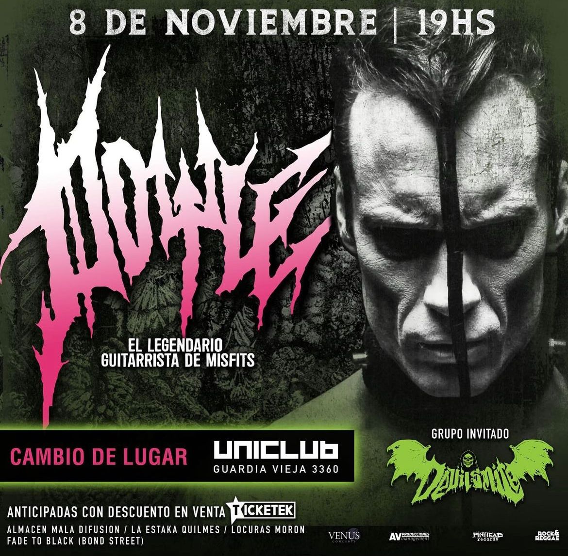 Doyle Wolfgang – Misfits – Buenos Aires Metal Shows