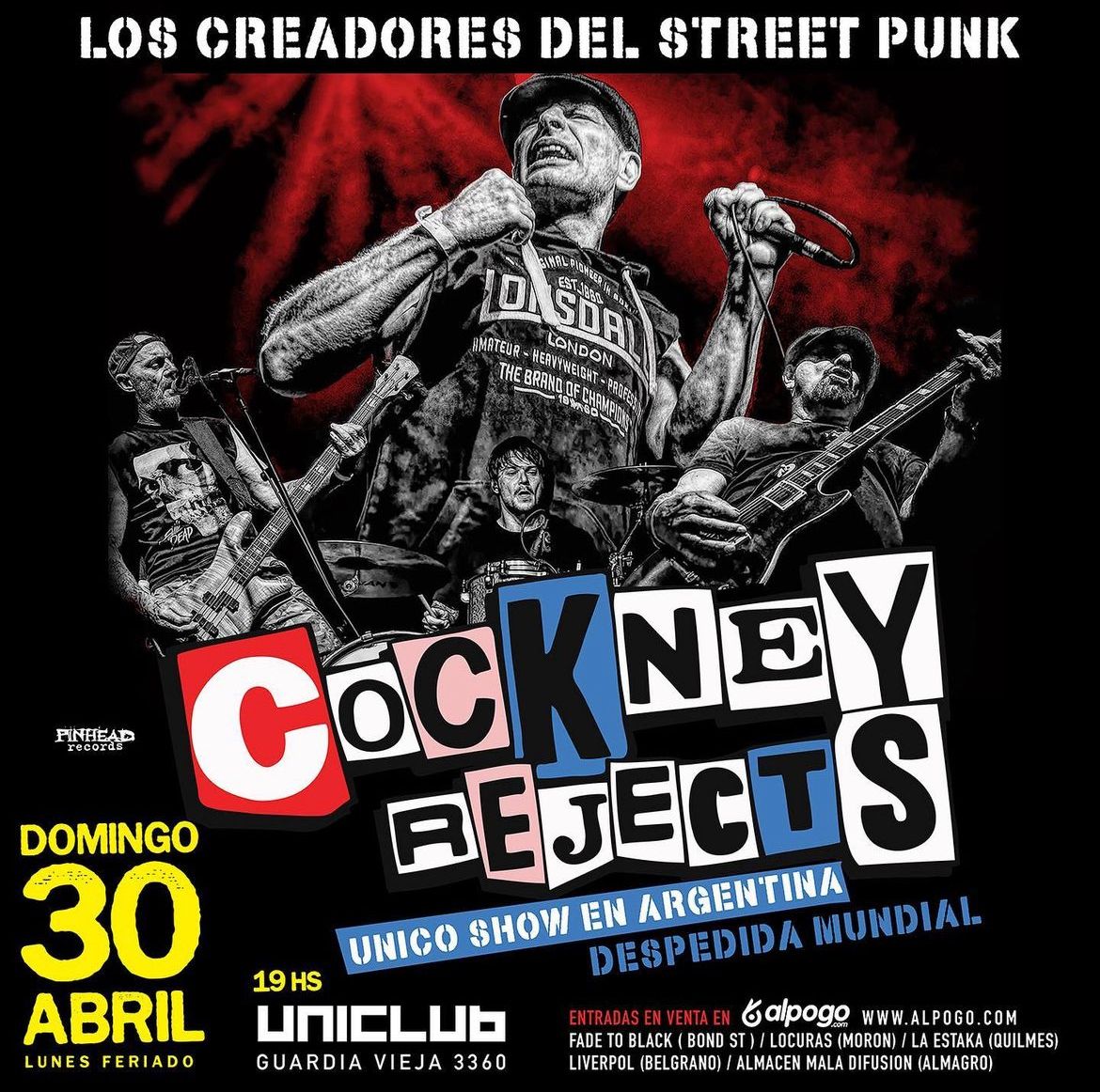 Cockney Rejects – Buenos Aires Metal Shows